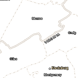Augusta County VA Zoning and Overlays Map