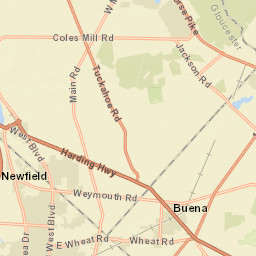 Atlantic County Historic Aerial View