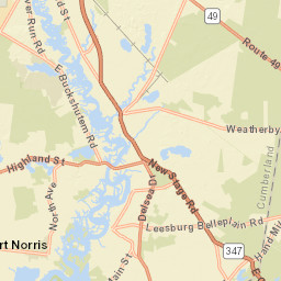 Atlantic County Historic Aerial View
