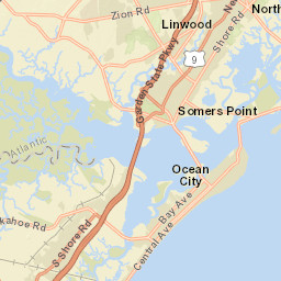 Atlantic County Historic Aerial View