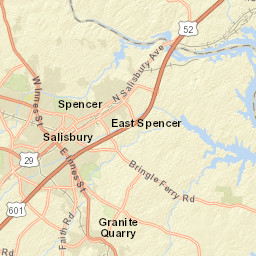 Rowan County Precinct Map