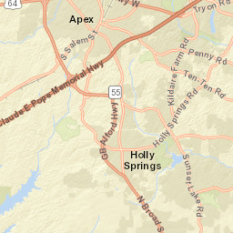 Town of Cary, State of North Carolina DOT, Esri, HERE, Garmin, NGA ...