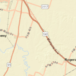 County of Williamson, Esri, HERE, Garmin, NGA, USGS, NPS