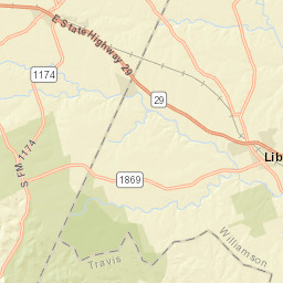 County of Williamson, Esri, HERE, Garmin, NGA, USGS, NPS