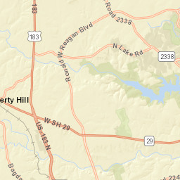 County of Williamson, Esri, HERE, Garmin, NGA, USGS, NPS