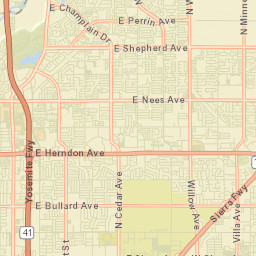 Fresno County Dept. PWP, Bureau of Land Management, Esri, HERE, Garmin ...