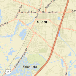 Slidell Council District Map