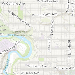City of Spokane, Spokane County, Bureau of Land Management, Esri Canada ...