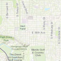 City of Spokane, Spokane County, Bureau of Land Management, Esri Canada ...