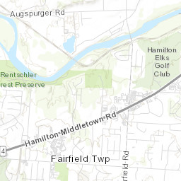 County of Butler, Esri, HERE, Garmin, INCREMENT P, USGS, METI/NASA, NGA ...