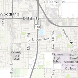 City of Woodland, County of Sacramento, Bureau of Land Management, Esri ...