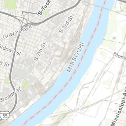 County of St. Louis, Missouri Dept. of Conservation, Esri, HERE, Garmin ...