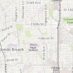 City of Carson, County of Los Angeles, Bureau of Land Management, Esri ...