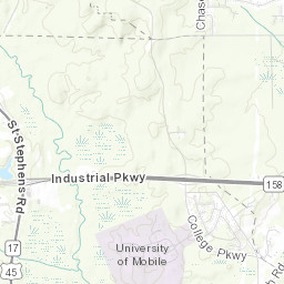 City of Mobile GIS Department, Esri, HERE, Garmin, INCREMENT P, USGS ...