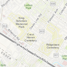NYC OpenData, State of New Jersey, Esri, HERE, Garmin, INCREMENT P ...