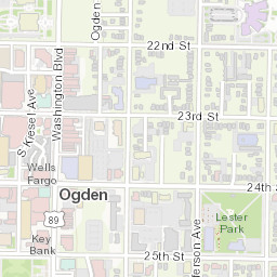 Ogden City, Bureau of Land Management, Utah AGRC, Esri, HERE, Garmin ...