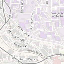 Georgia Tech Campus Map