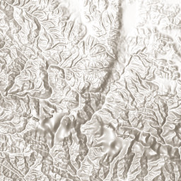 Mount Everest Elevation Map